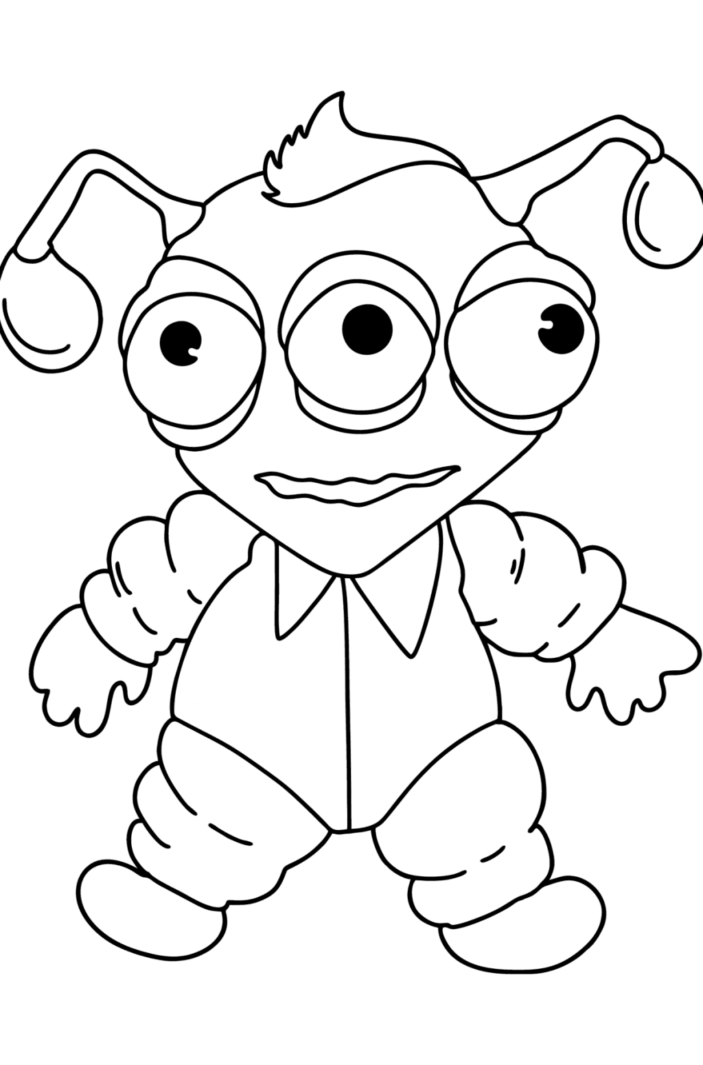 Dibujos de alien para colorear ♥ Imprime y Colorea en Línea Gratis