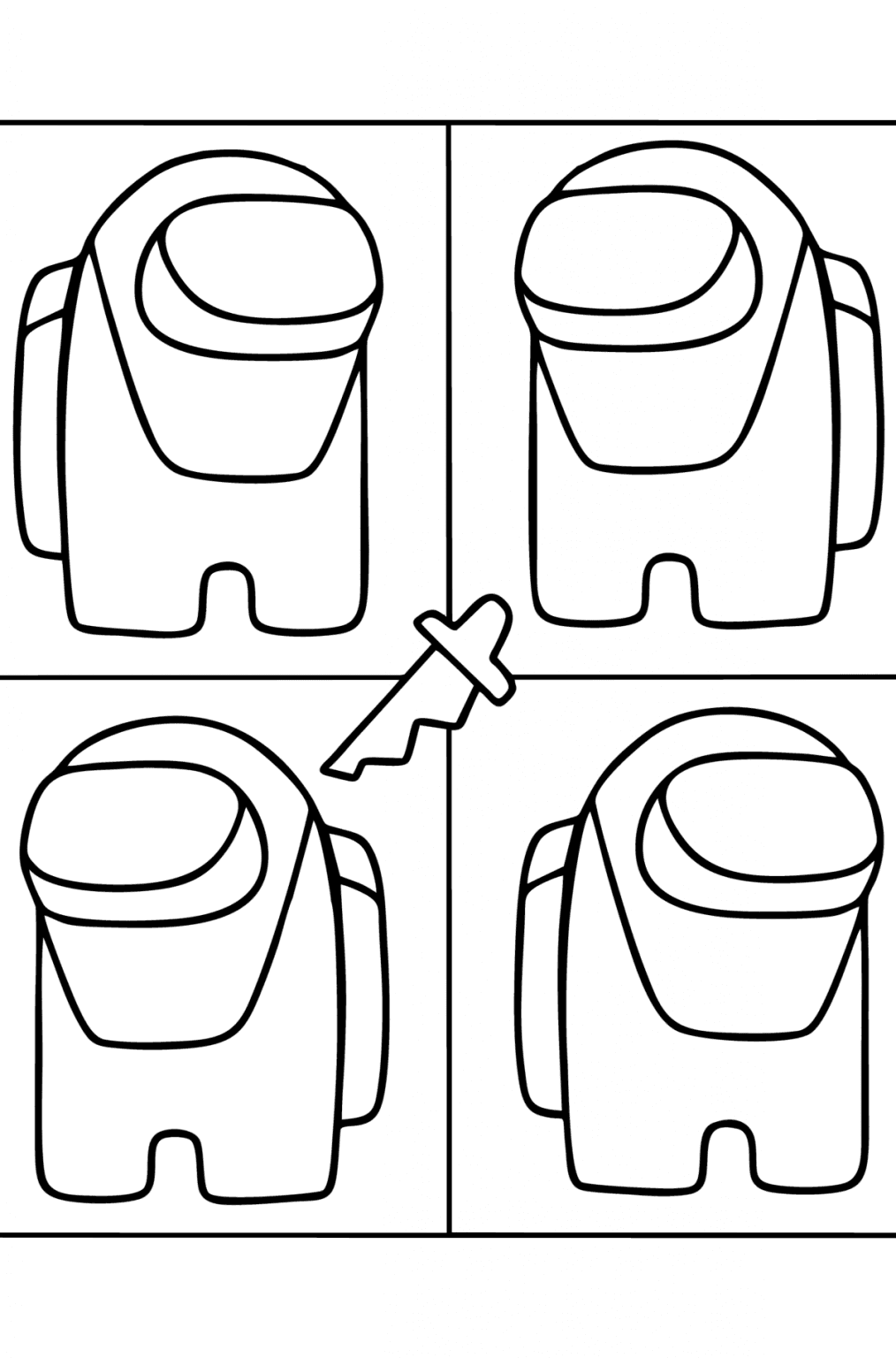 Among Us Coloring Pages - Download, Print, and Color Online!