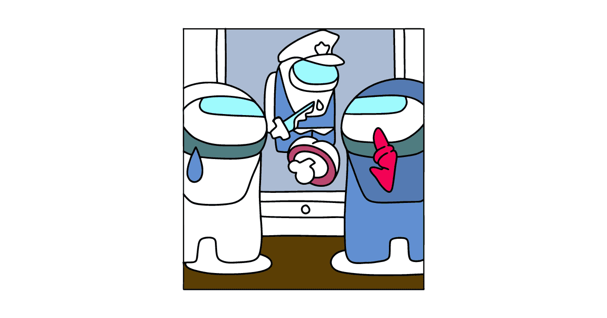 Among Us Sheriff Traitor coloring page ♥ Online and Print for Free!