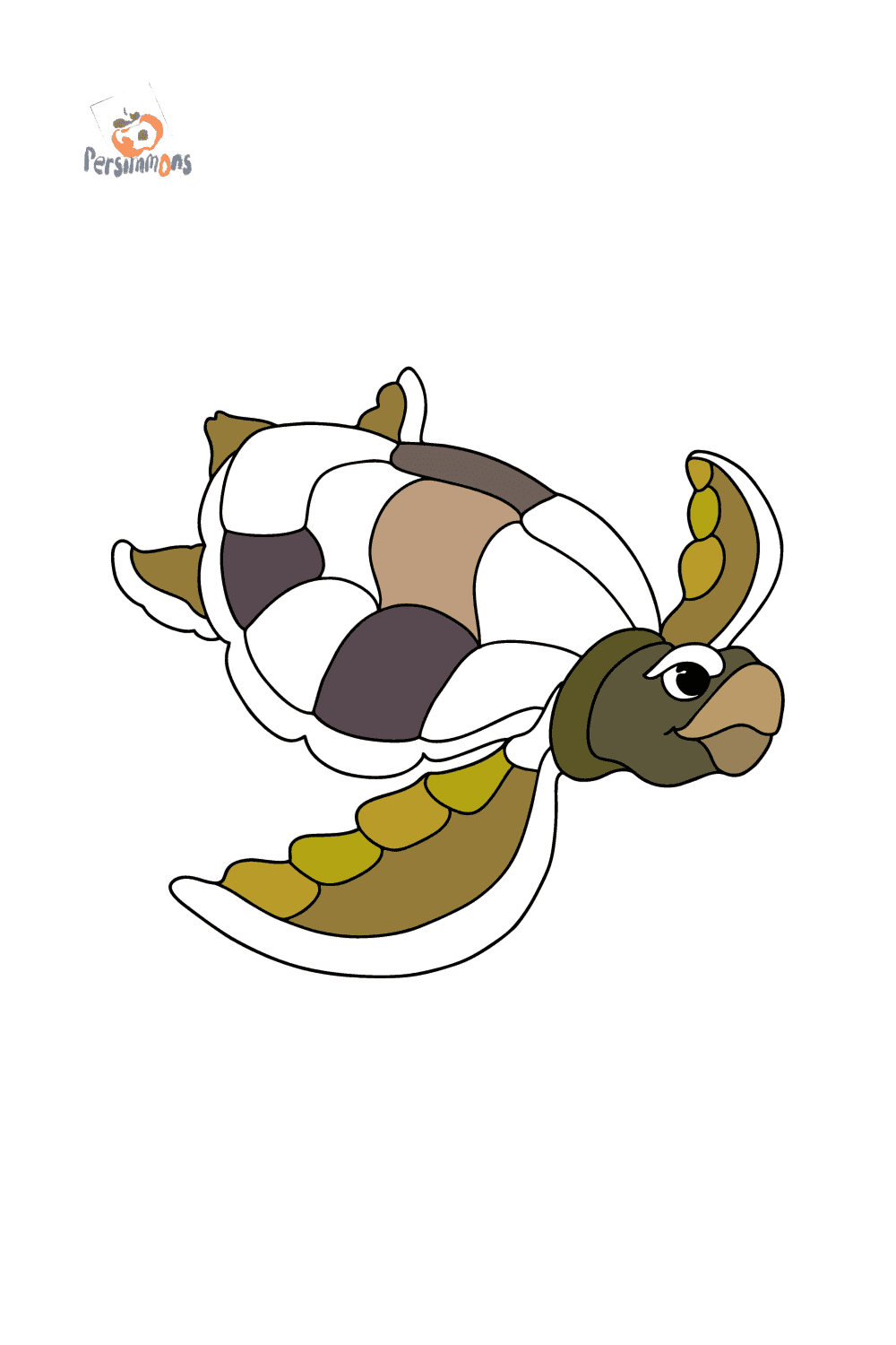 Sea turtle Australia сoloring page ♥ Online and Print for Free!