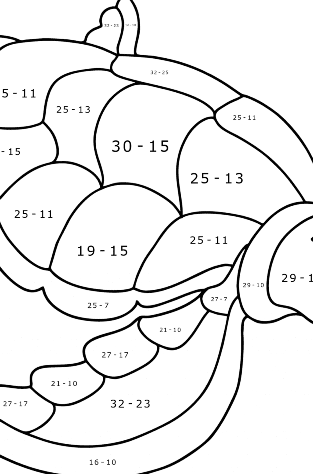 Sea turtle Australia сoloring page ♥ Online and Print for Free!