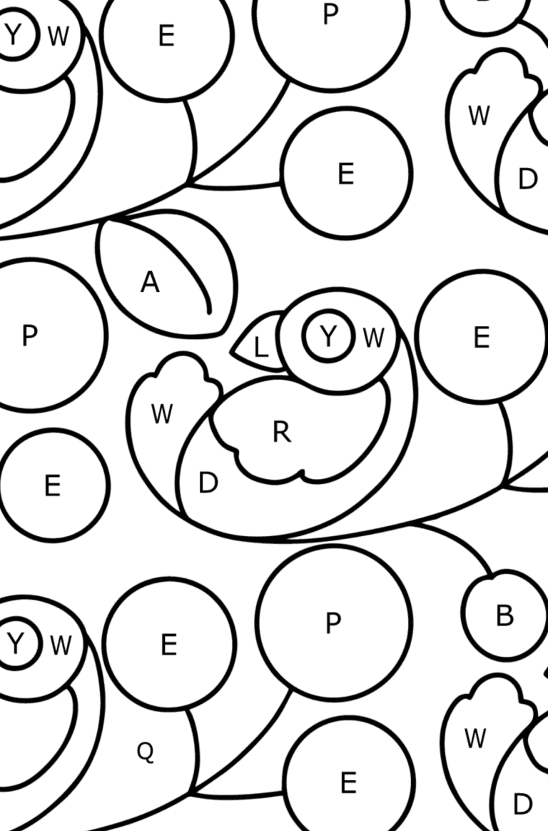 Bird Pattern coloring page ♥ Online and Print for Free!