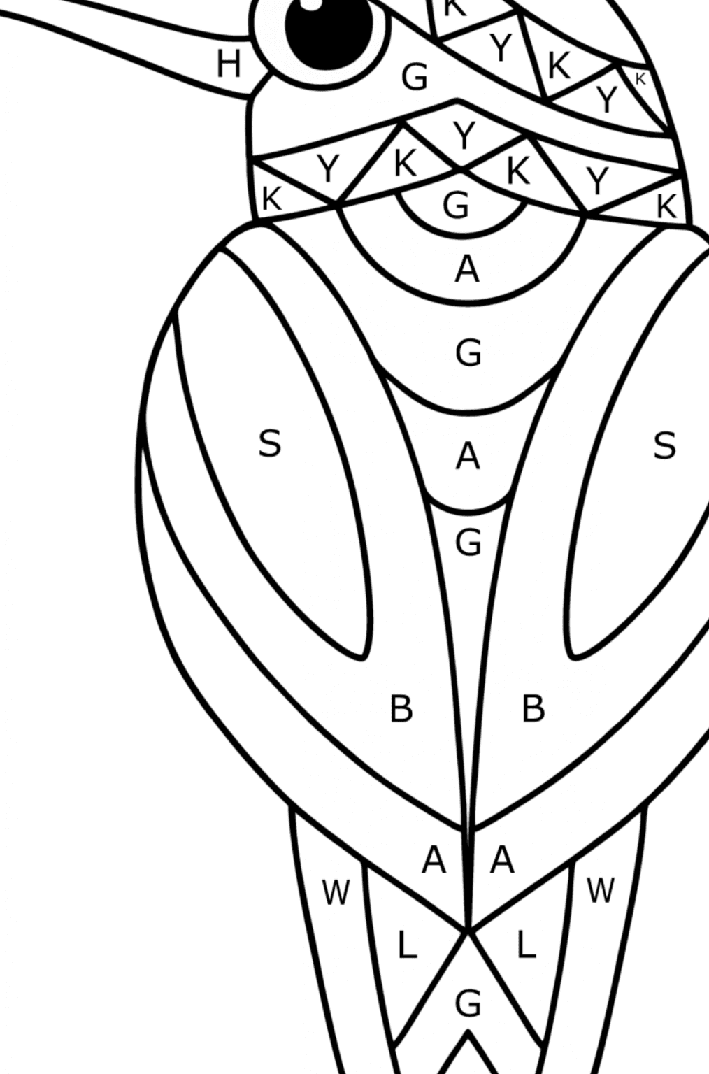 Relax coloring page - Bird ♥ Online and Print for Free!