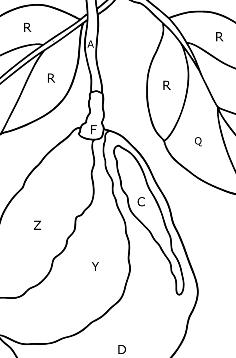 Avocado Grows сoloring Page ♥ Online And Print For Free