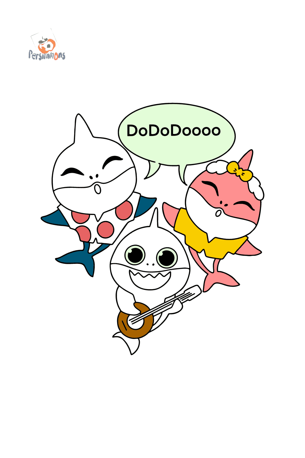 Omalovánka Doo doo doo Baby Shark ♥ Online a Tisk zdarma!