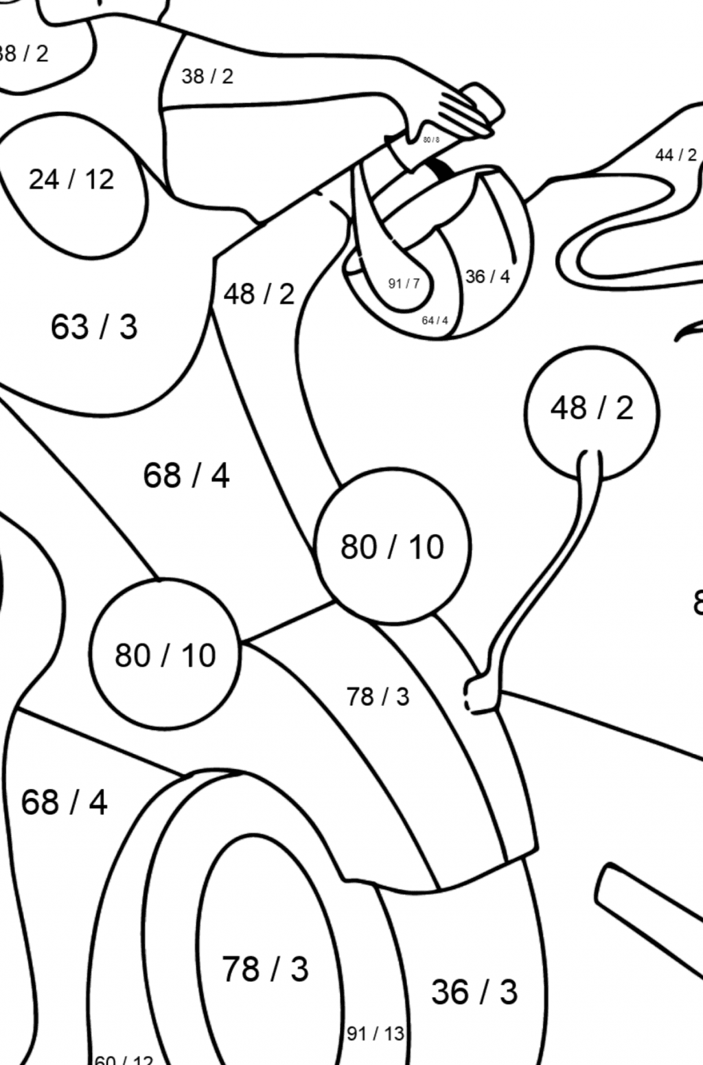 Zor Barbie bebek boyama sayfası | Coloring-for-Kids.com