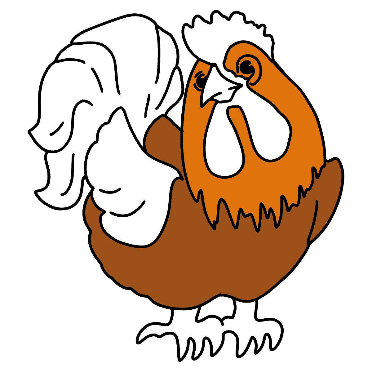 Aranyos kakas kifestő - Online és nyomtatható ingyen!