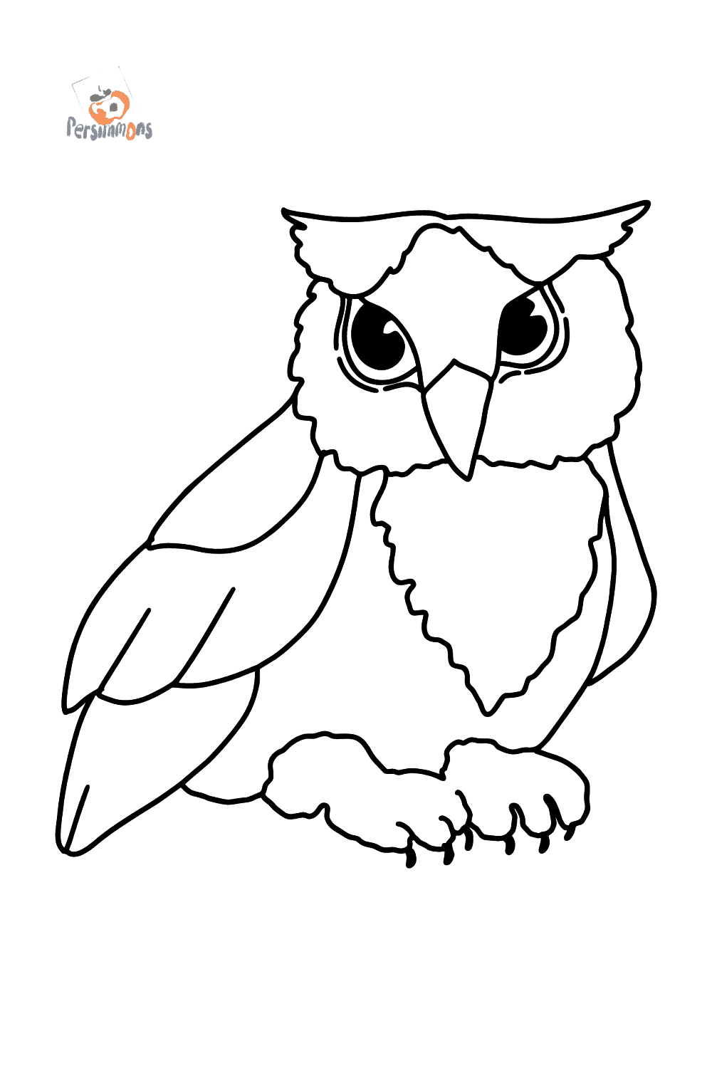 Owlet coloring page ♥ Online or Printable for Free!