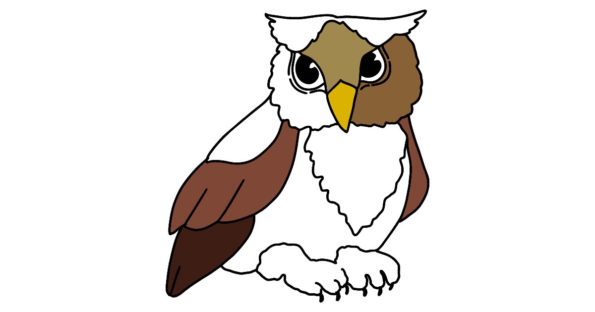 Owlet coloring page ♥ Online or Printable for Free!