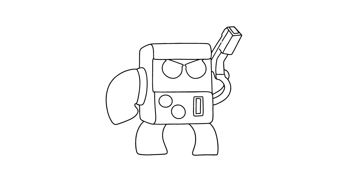 25+ Brawl Stars desene de colorat | Coloring-for-Kids.com