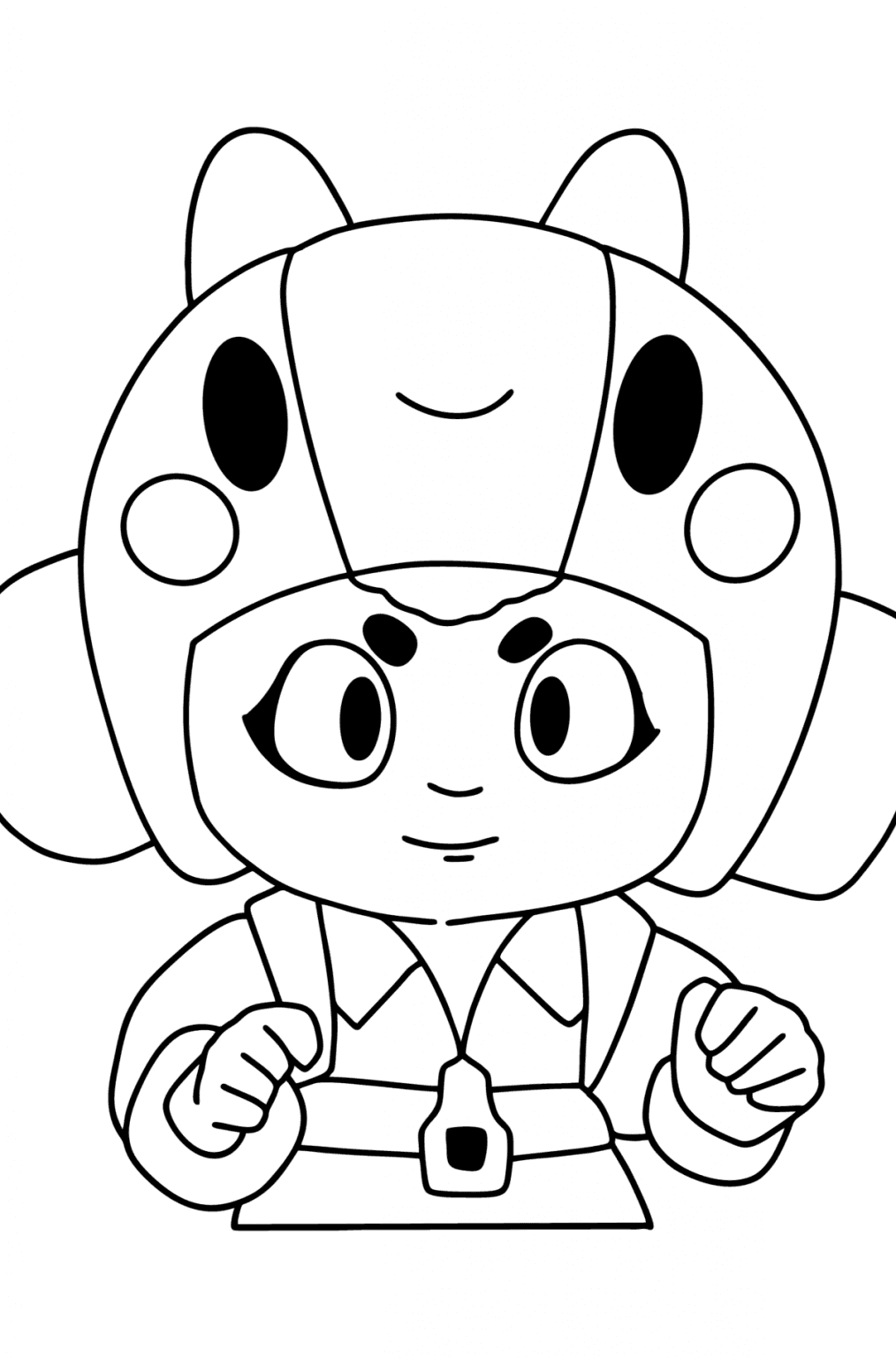 Kifestő Brawl Stars Bea - Online és nyomtatható ingyen!