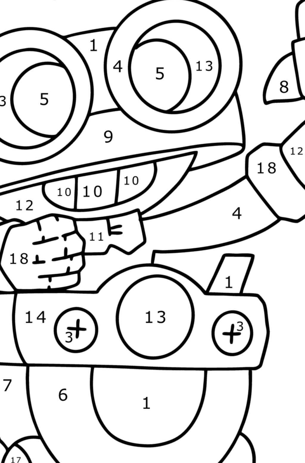 Brawl Stars Carl coloring page ♥ Online and Print for Free!