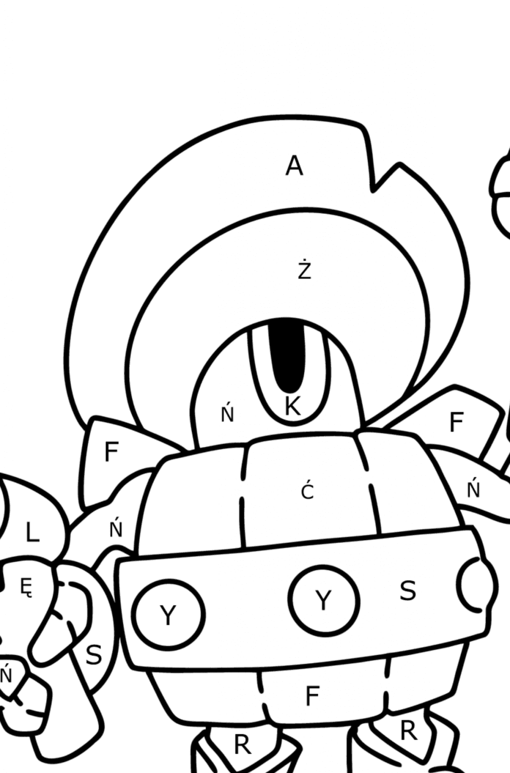 Kolorowanka Darryl dla dzieci | Coloring-for-Kids.com