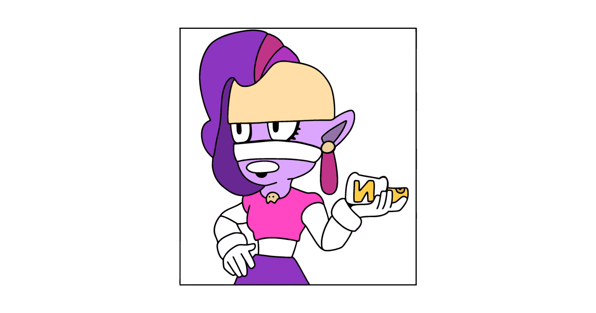 Brawl Stars Emz coloring page ♥ Online and Print for Free!