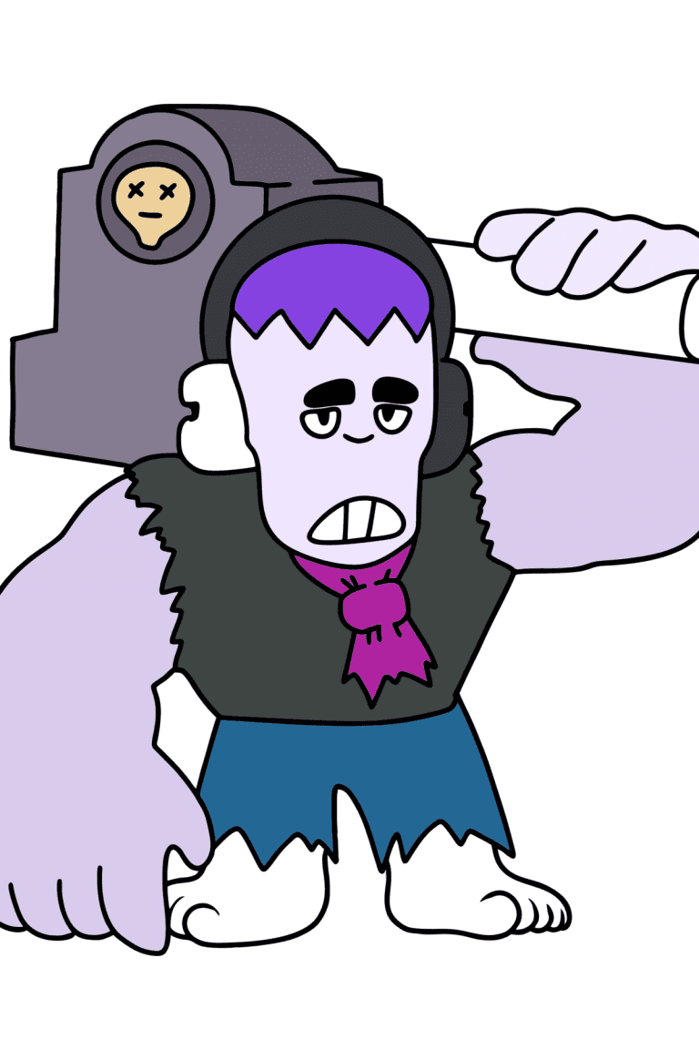 Brawl Stars Edgar coloring page ♥ Online and Print for Free!