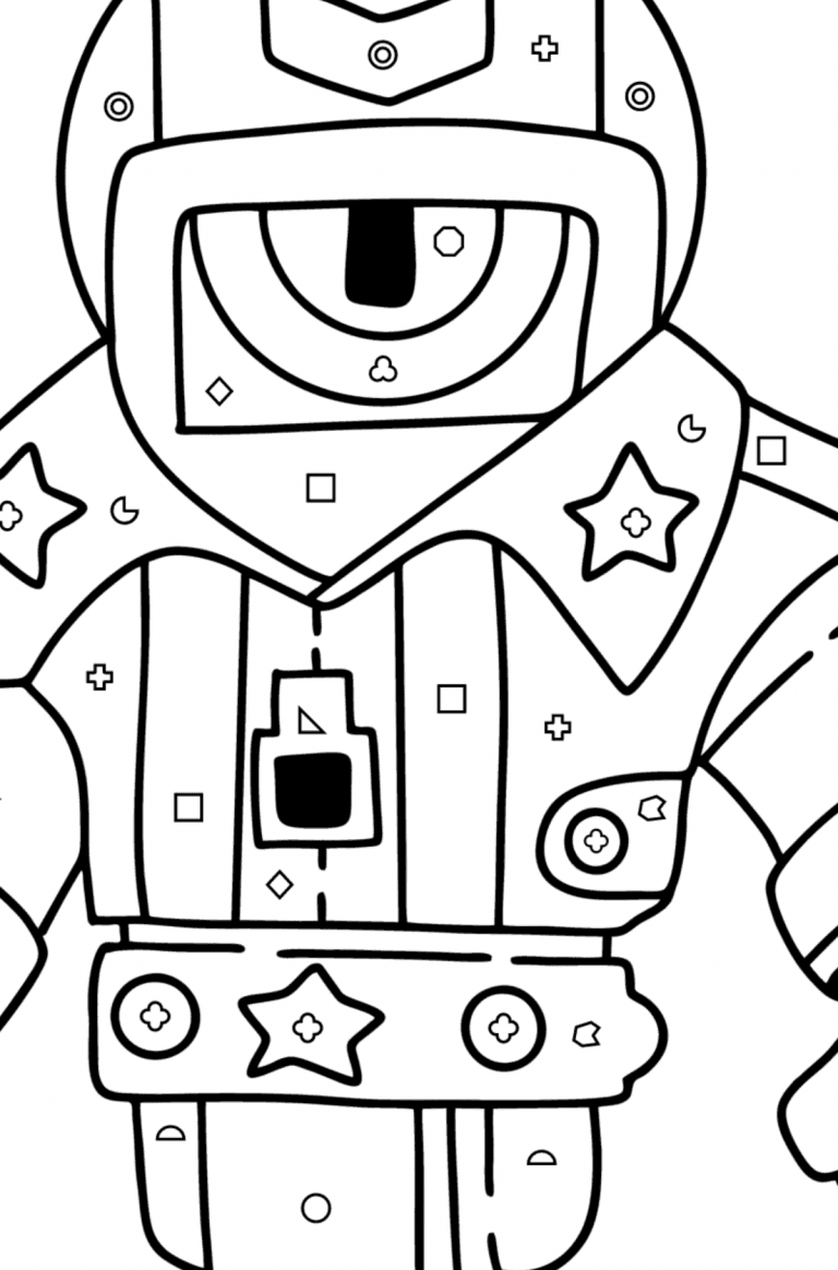 Ausmalbild Stu - Malen Brawl Stars Online und Drucken!