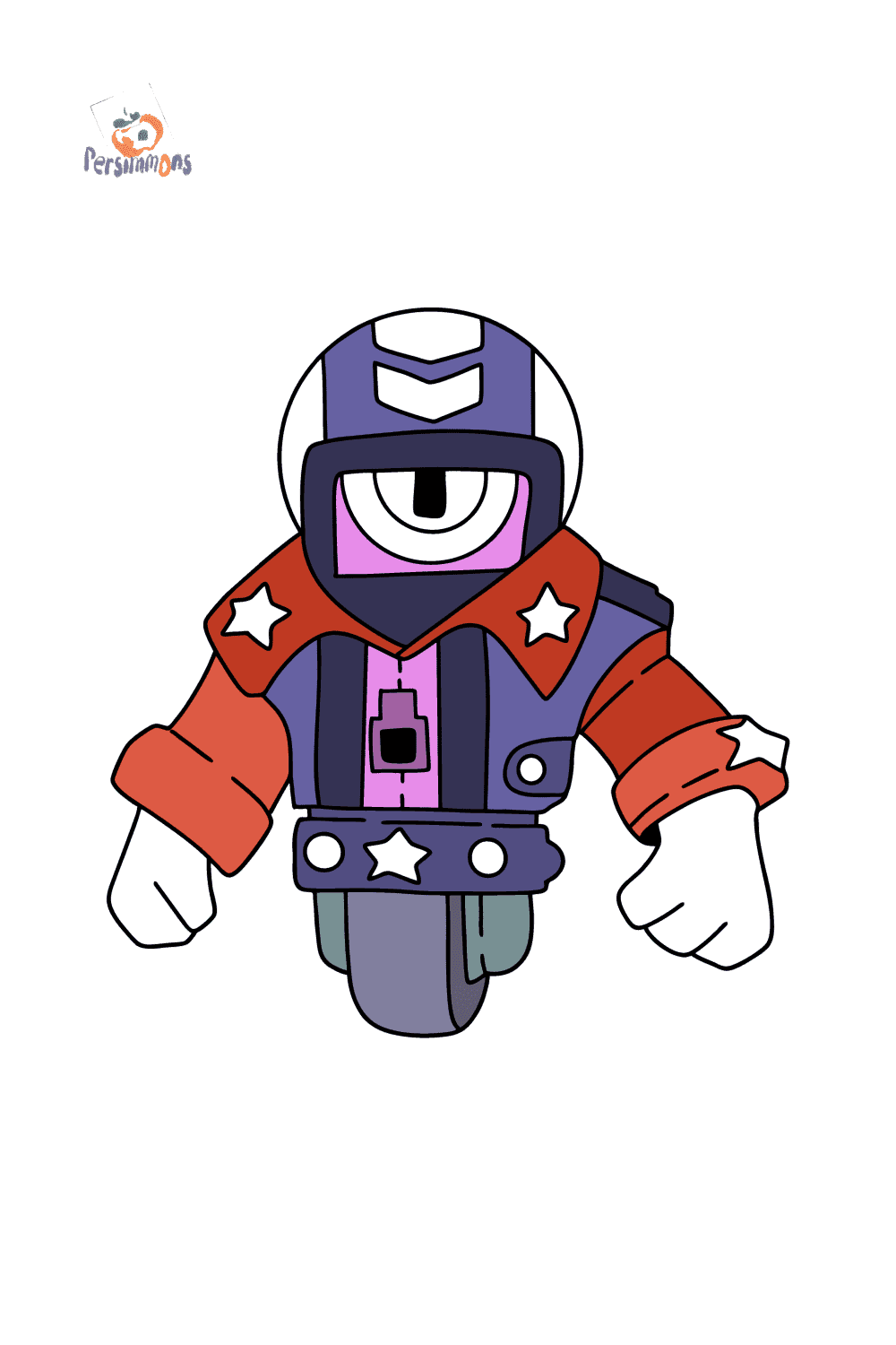 Brawl Stars Stu coloring page ♥ Online and Print for Free!
