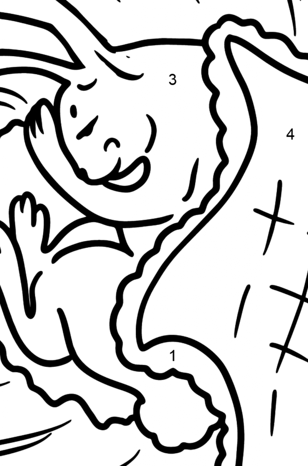 Bunny Sleeping coloring page ♥ Print and Online Free!