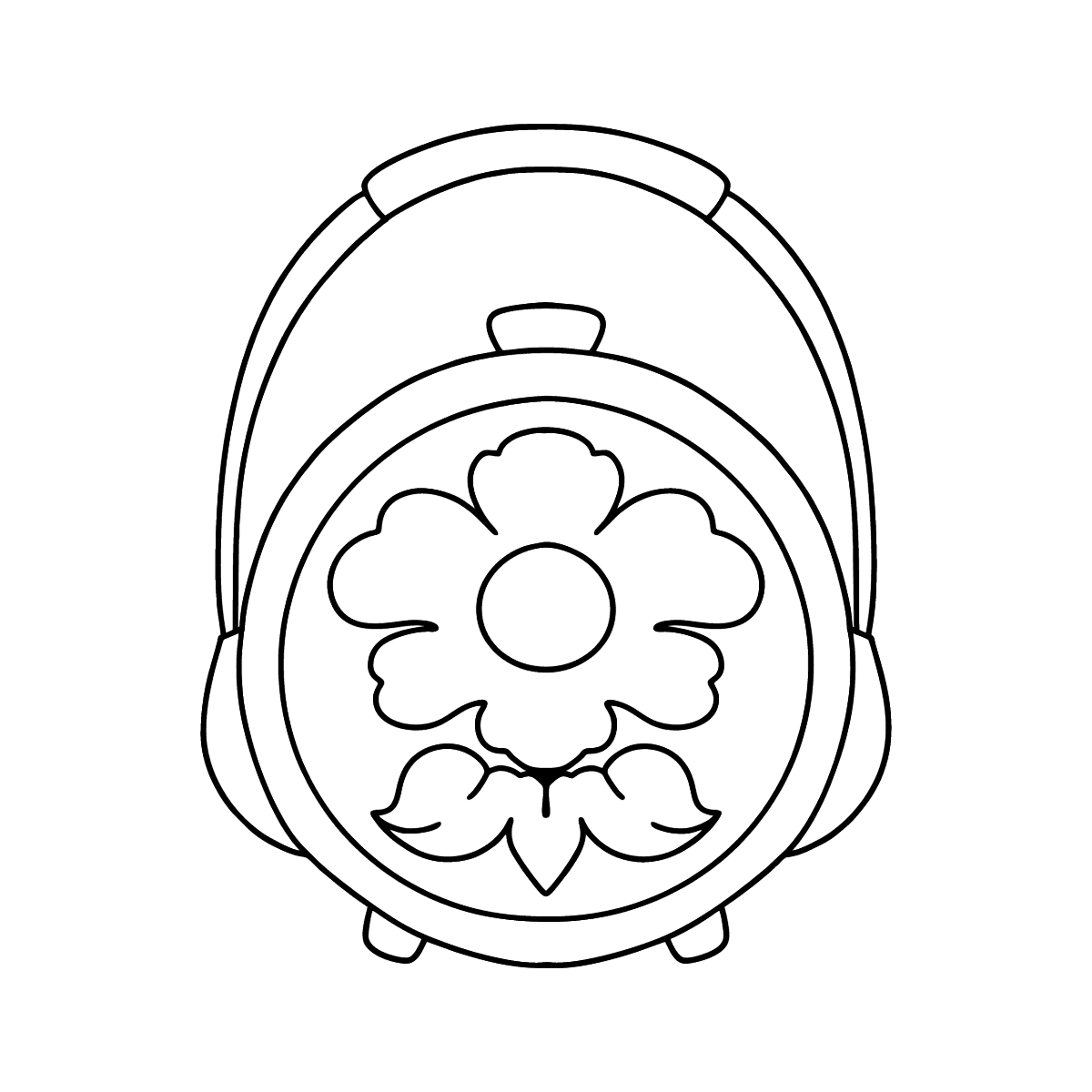 Beautiful Bag coloring page ♥ Online, and Print for Free!