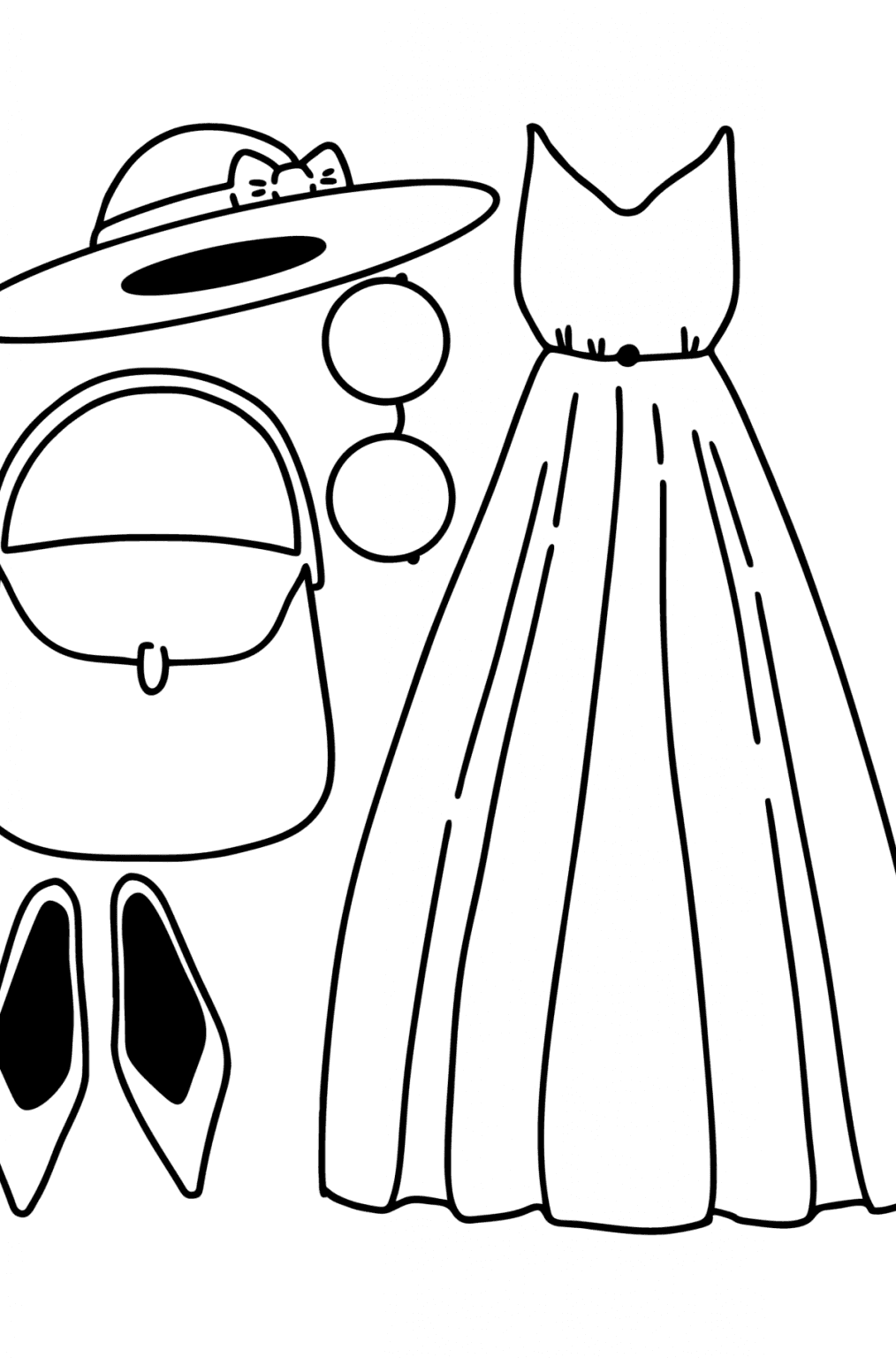 Dibujos de ropa para colorear ♥ Imprime y en Línea Gratis