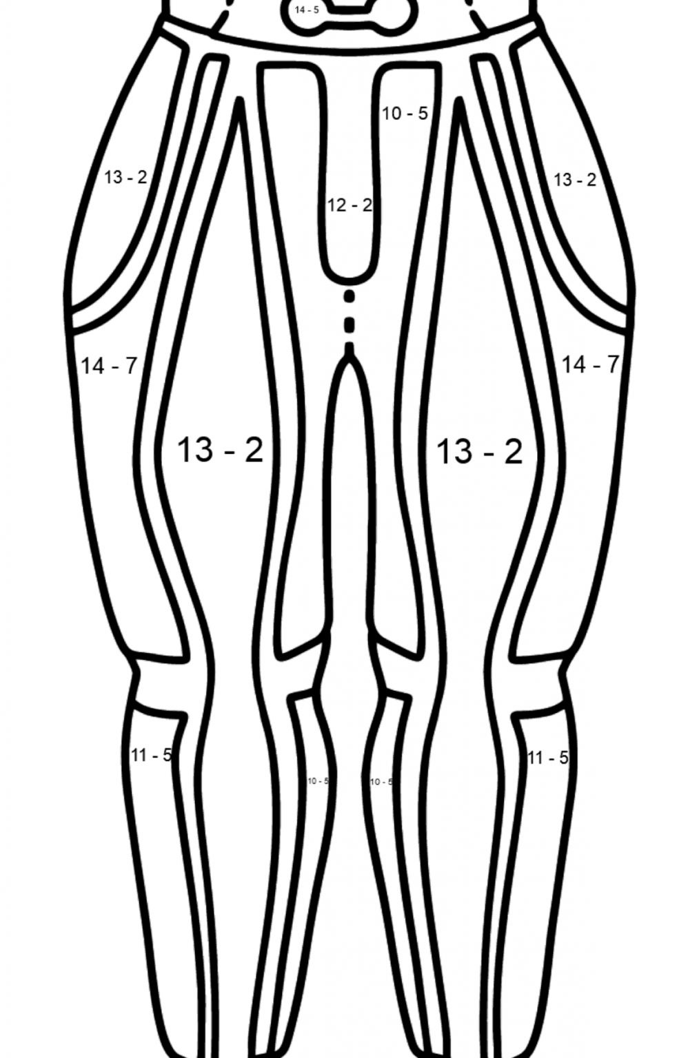 Pants coloring page ♥ Play Online, and Print for Free!