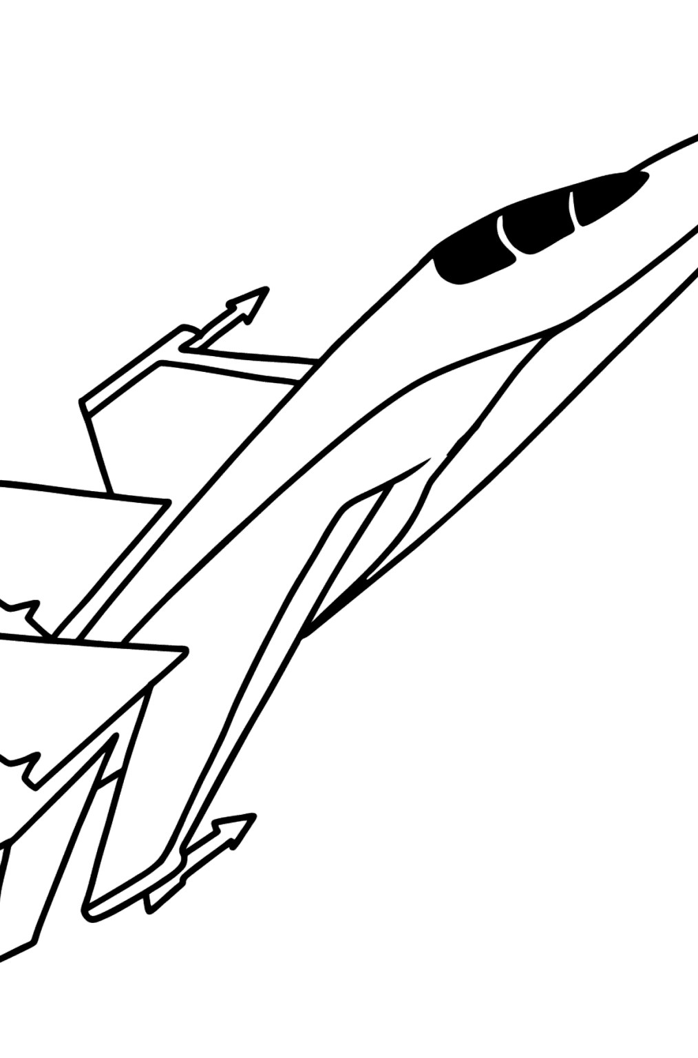Tegninger til fargelegging Fly ♥ Laste ned, skrive ut, online!