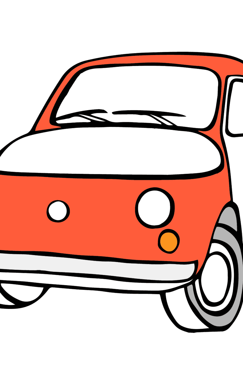 Mercedes C63 AMG Auto Ausmalbild ♥ Kostenlos Drucken und Online!