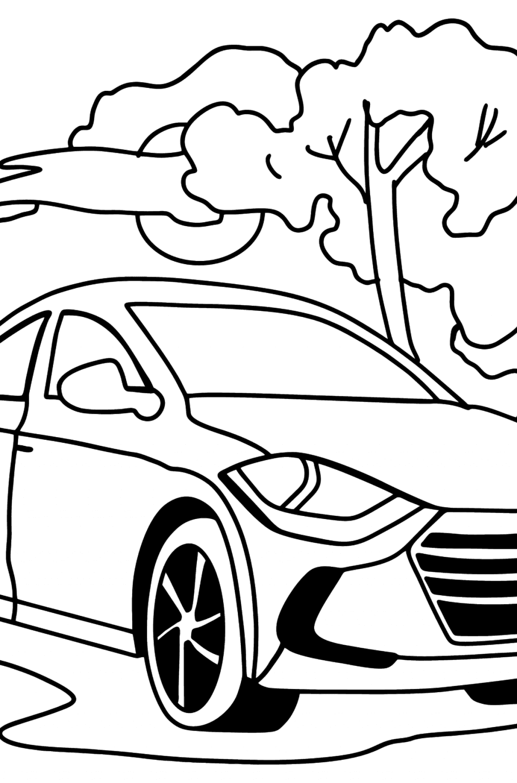 Car coloring pages for kids - Color Online, and Print for Free!