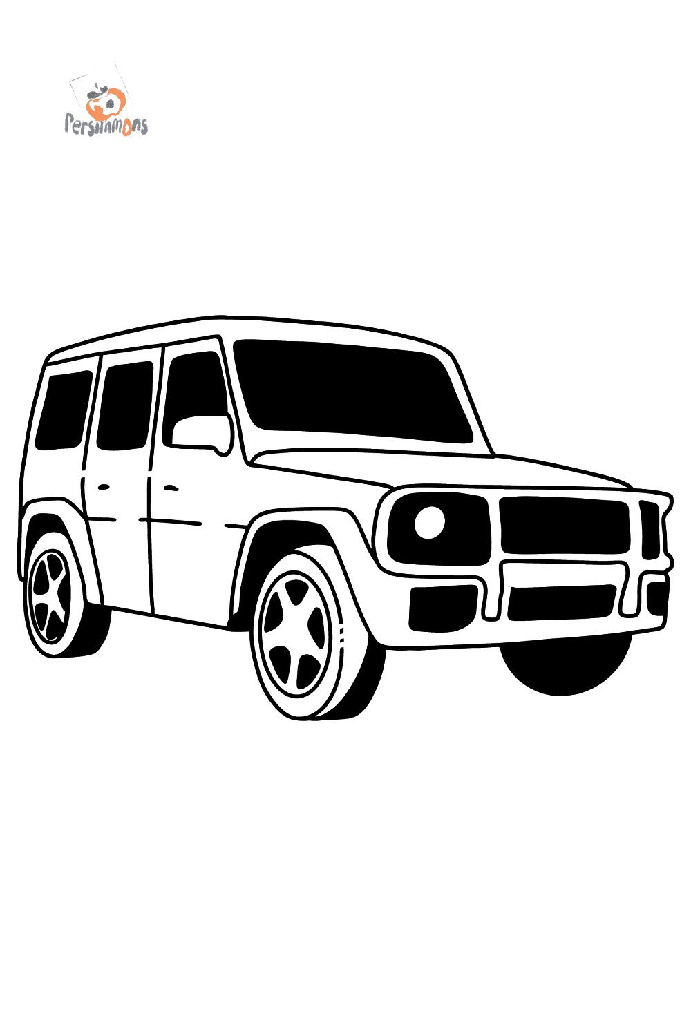Värityskuva Lapsille Suv ♥ Online Ja Tulosta Ilmaiseksi