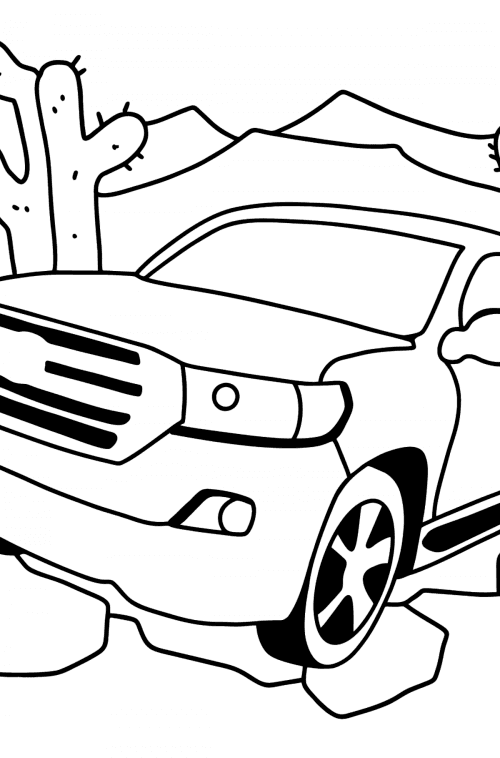 Car coloring pages for kids - Color Online, and Print for Free!