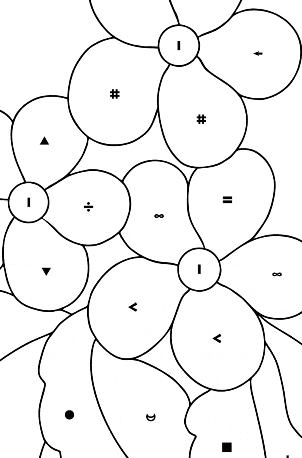 Spring Coloring Page - Time for Flowers ♥ Online and Print for Free!