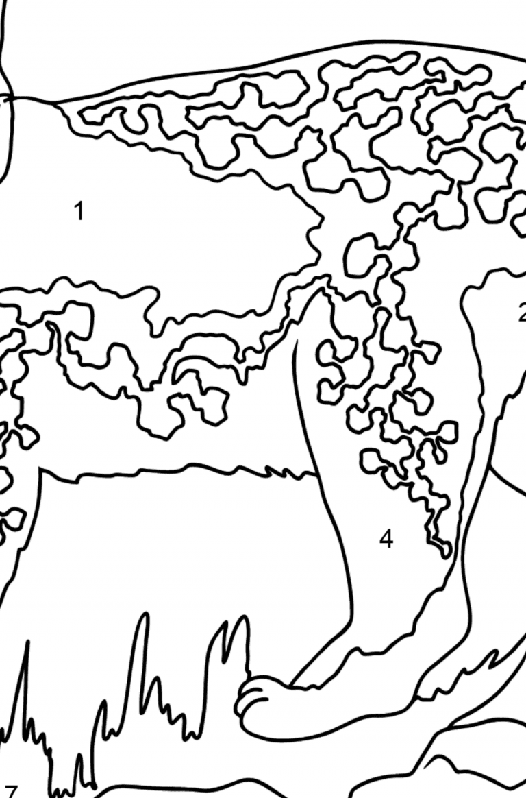 Desen de colorat râs (simplu) ♥ Online și Imprimați Gratuit!