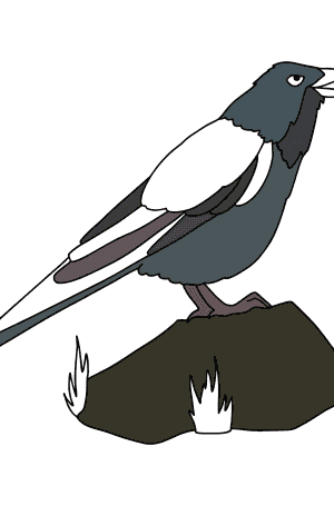 Desen de colorat râs (simplu) ♥ Online și Imprimați Gratuit!