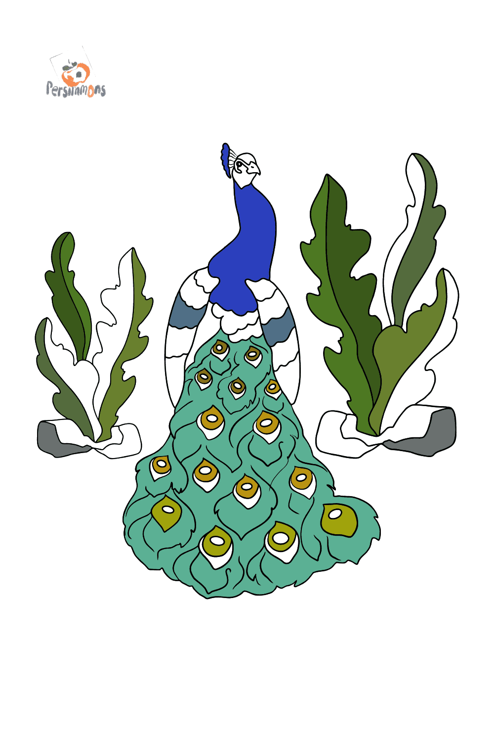 A Peacock Coloring Page Online And Print For Free a-peacock-coloring-page-online-and-print-for-free