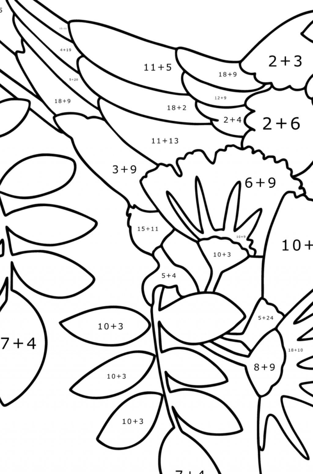 Parrot Jungle сoloring page ♥ Online and Print for Free!