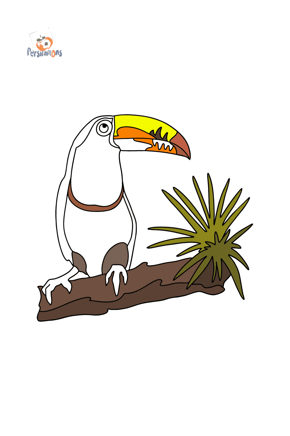 Toucan Jungle сoloring page ♥ Online and Print for Free!