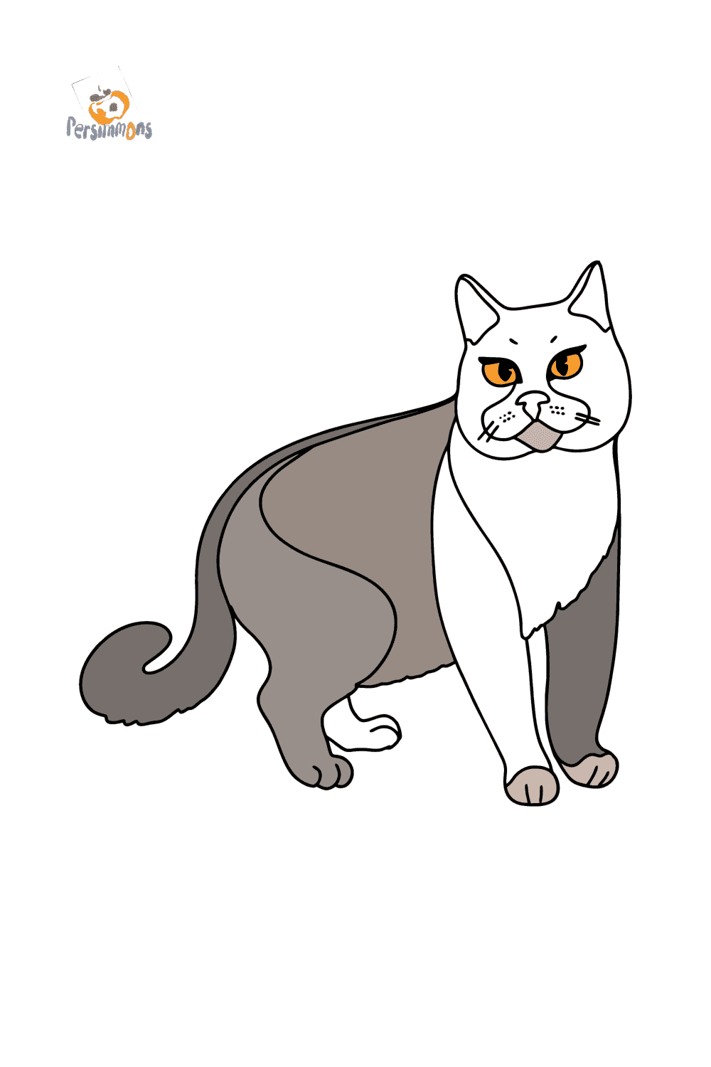 Chartreuse Cat coloring page ♥ Online and Print for Free!
