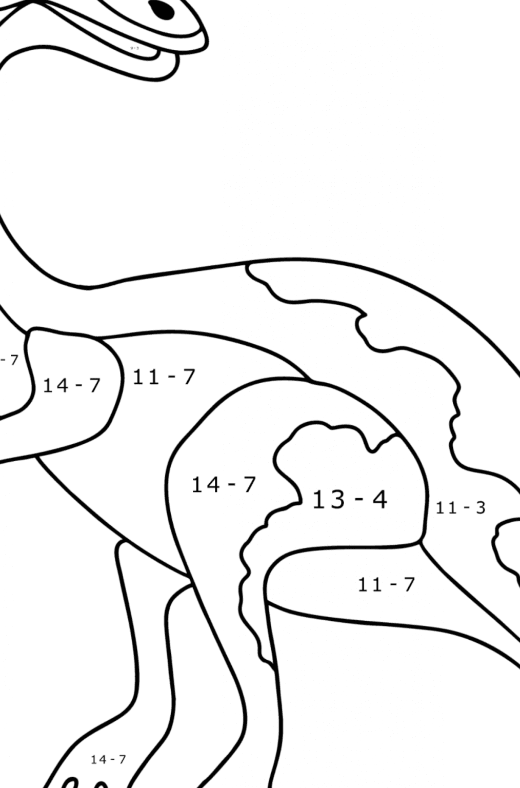 Coloriages Magiques Soustraction - En ligne ou à imprime