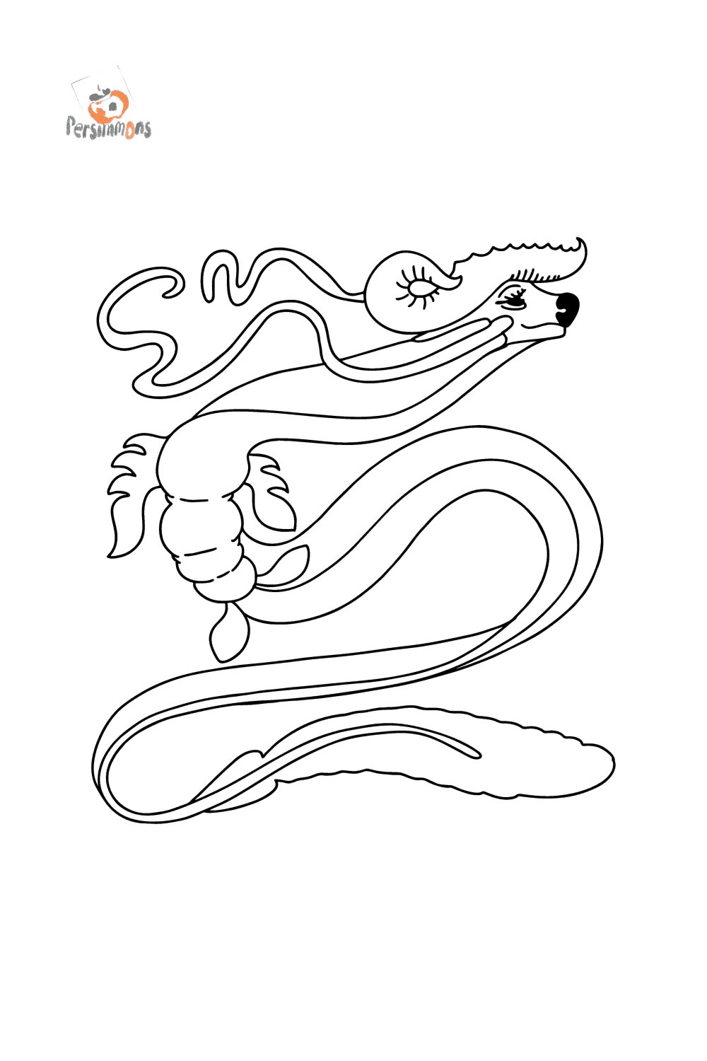 Målarbild orm drake ♥ Måla Online och Skriv ut Gratis!