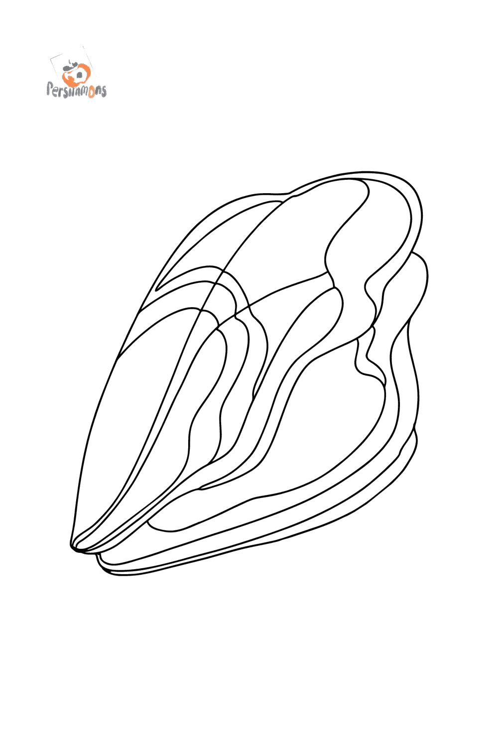 Oyster coloring page for Kids ♥ Online and Print for Free!