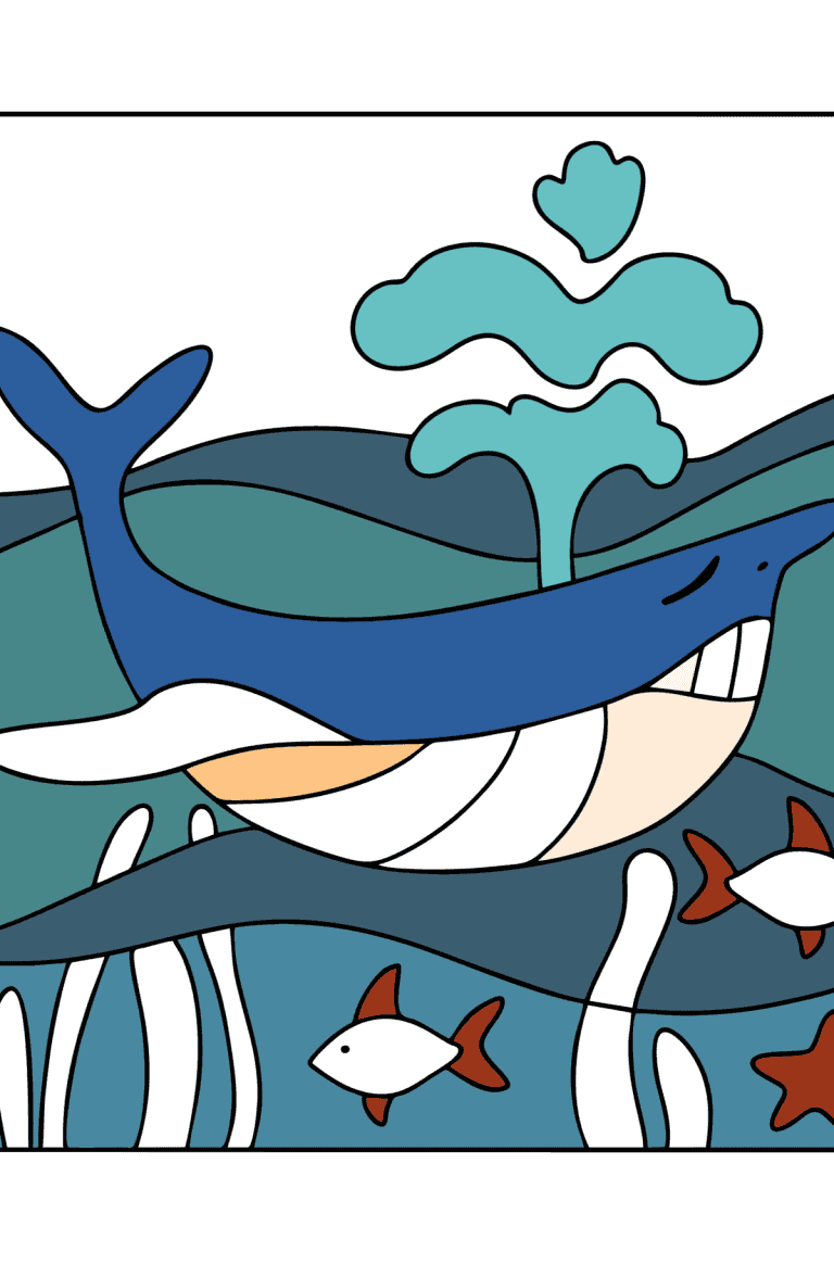 Baby starfish coloring page ♥ Online and Print for Free!