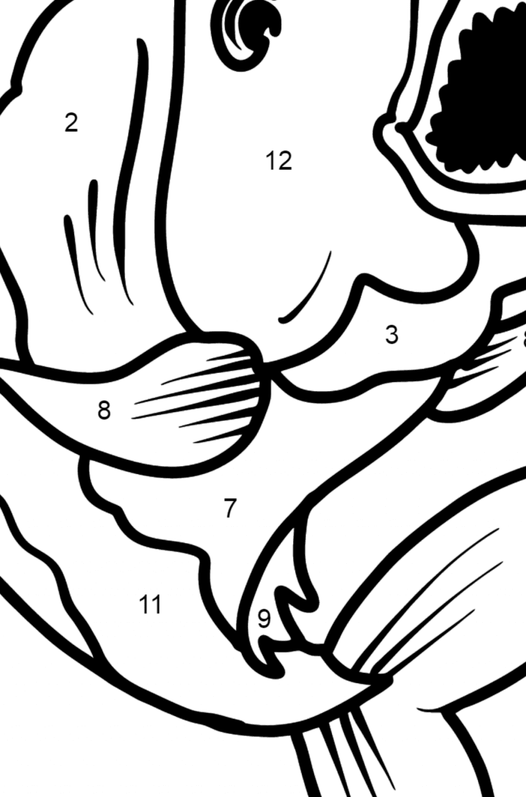 Piranha coloring page - Download, Print, and Color Online!