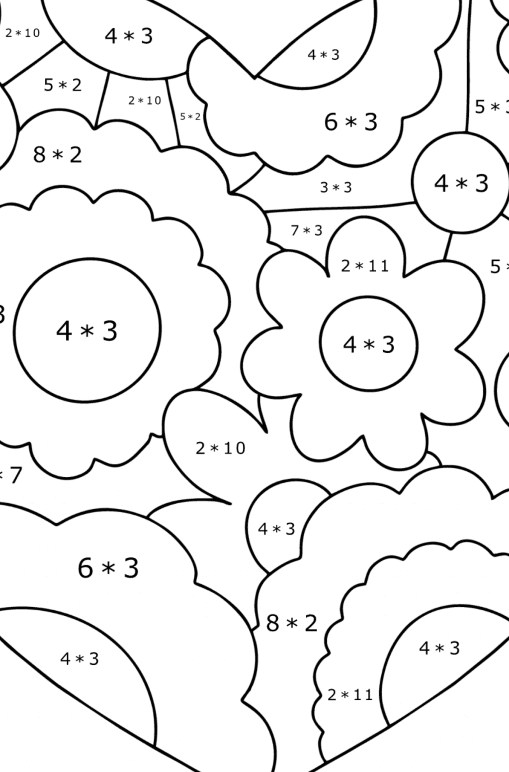 Coloriages Magiques Multiplication ♥ En ligne ou à imprimer gratuit