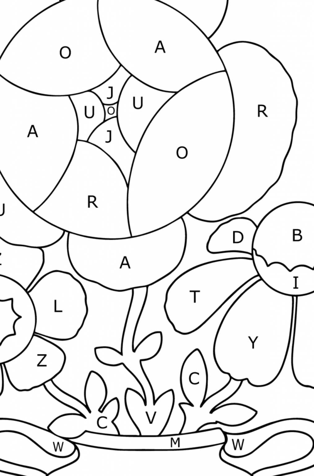 Dibujos para Colorear por Letras ♥ Gratis En Línea