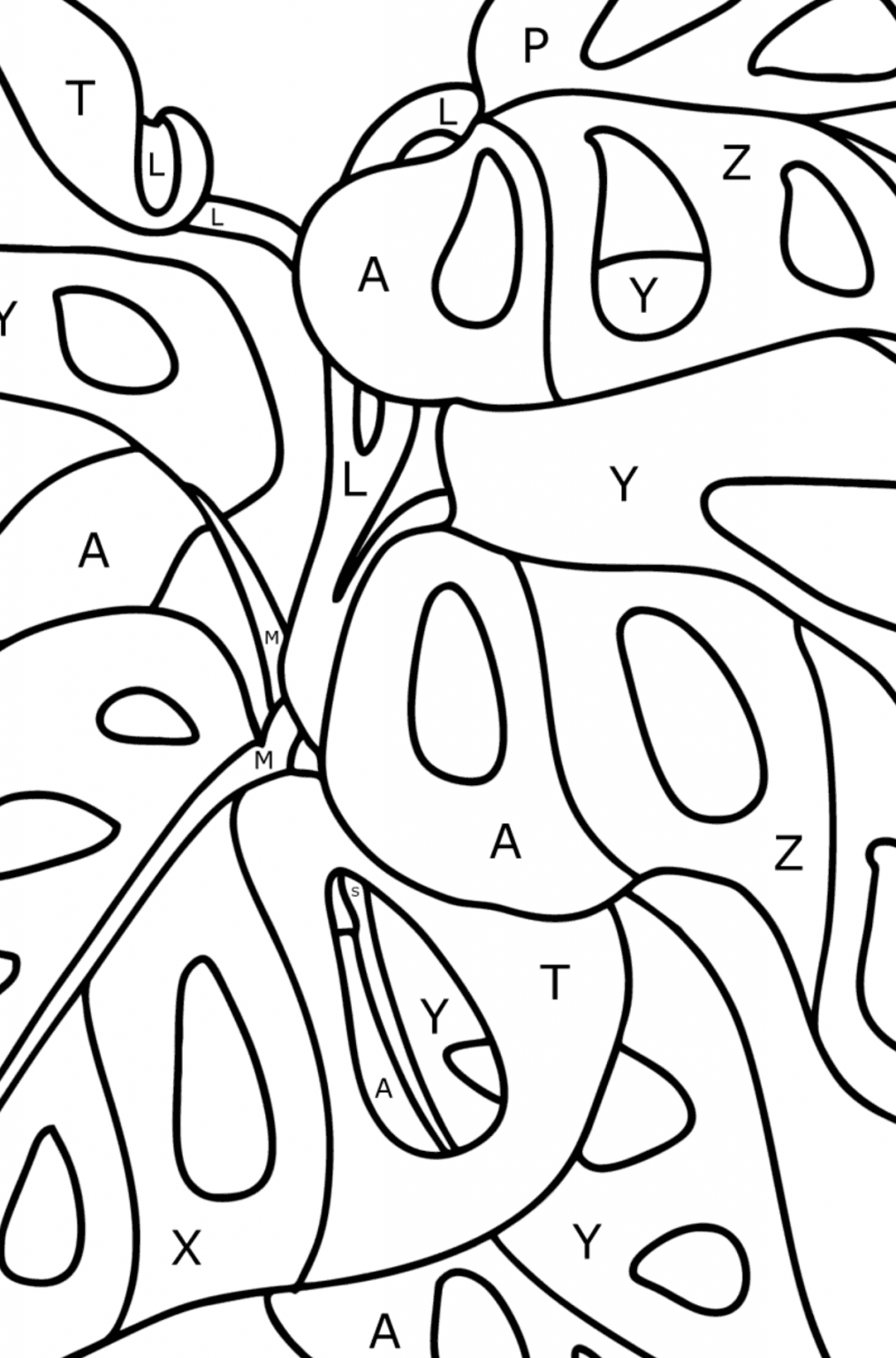 Dibujos para Colorear por Letras ♥ Gratis En Línea