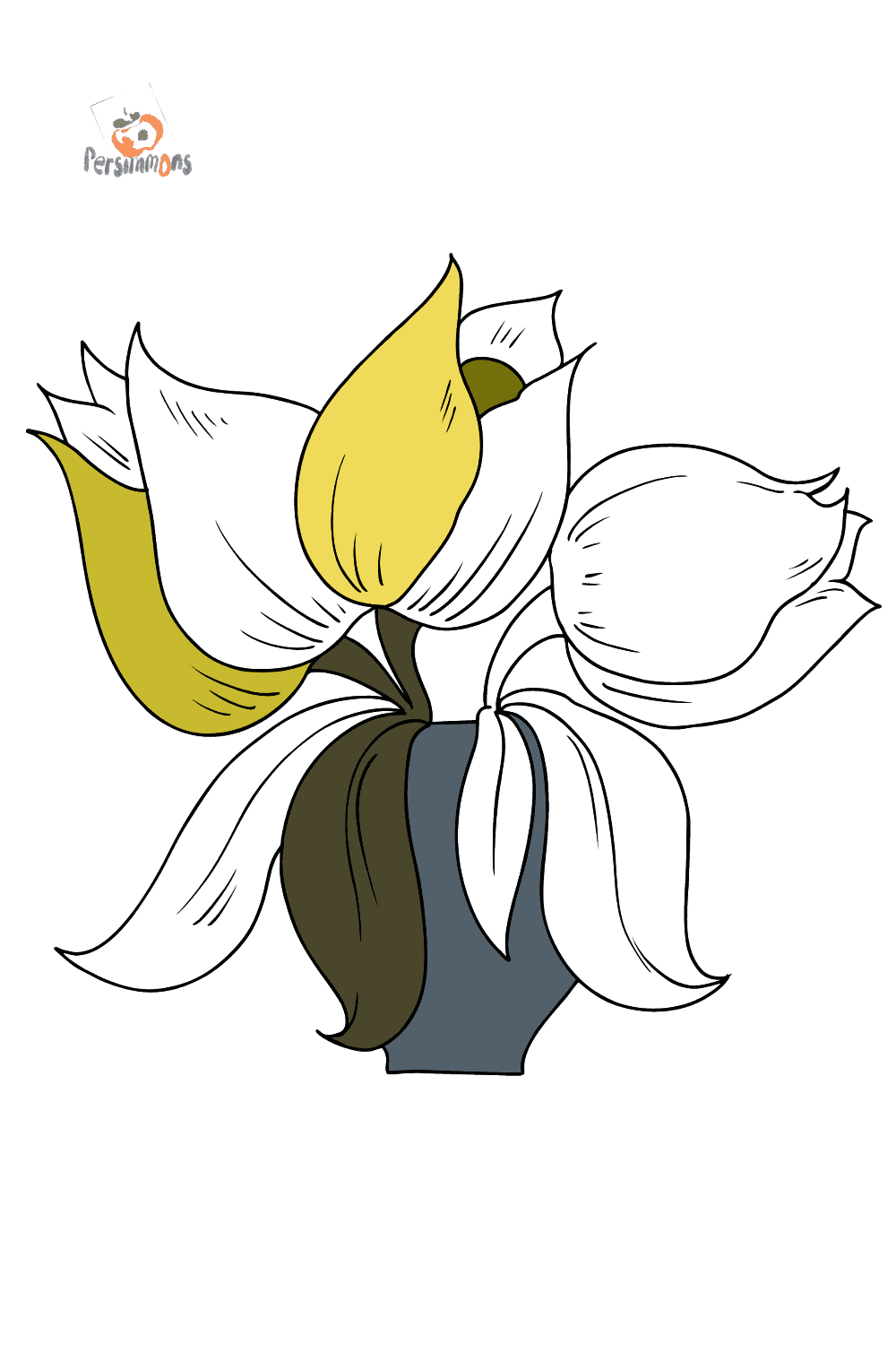 Boyama sayfası lale ücretsiz | Coloring-for-Kids.com