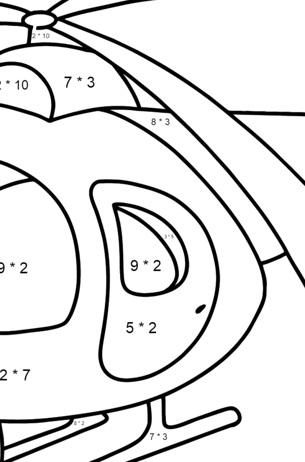 Coloriages Magiques Multiplication ♥ En ligne ou à imprimer gratuit