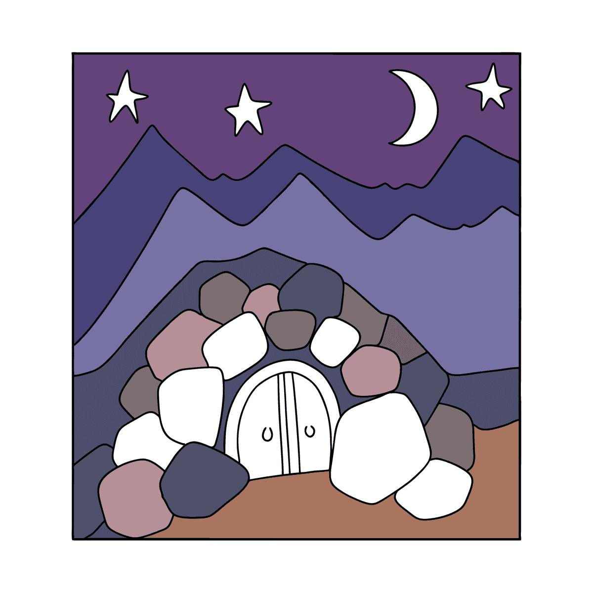 Ali Baba Cave coloring page ♥ Online and Print for Free!