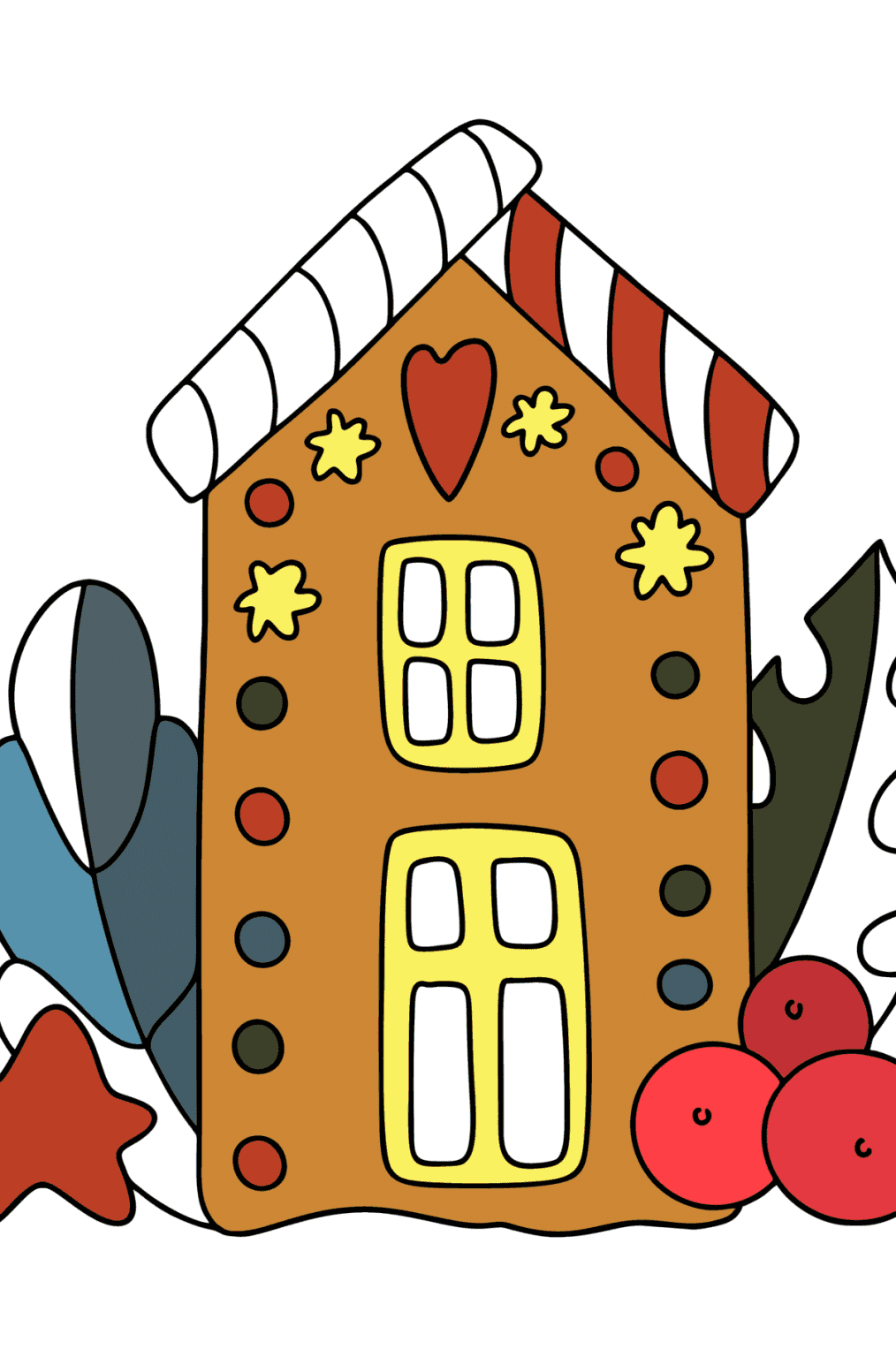 Hut coloring page for Kids ♥ Online and Printable for Free!