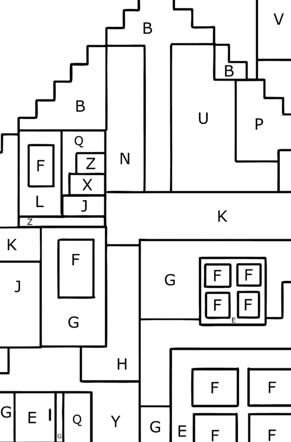 Minecraft House coloring page ♥ Online and Print for Free!